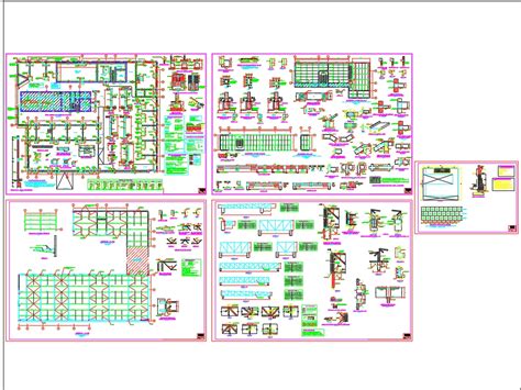 Metal Structure Details In Autocad Cad Download 865 85 Kb Bibliocad