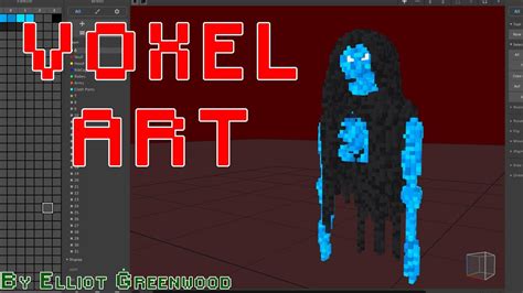 Creating Voxel Art Phantom Enemy Time Lapse Youtube