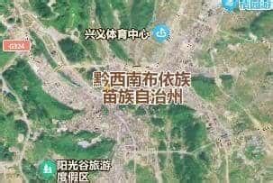 黔西南州地图 卫星地图高清全图 我查