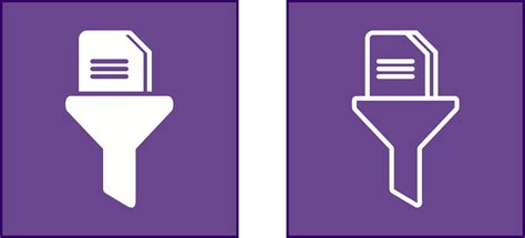 Filtering Document Icon Vector Art At Vecteezy