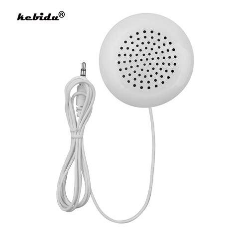 Kebidu 미니 베개 핸즈프리 스피커 확성기 Mp3 Mp4 음악 플레이어 휴대폰 태블릿 Pc 노트북 아이팟 수면용 35mmspeaker Loudspeaker