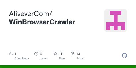 Github Alivevercomwinbrowsercrawler