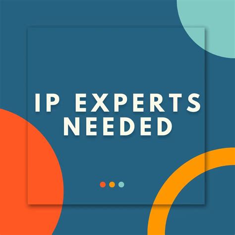 We Are Looking For 6 International Ip Experts For An Event On June 26 We Will Have An Audience
