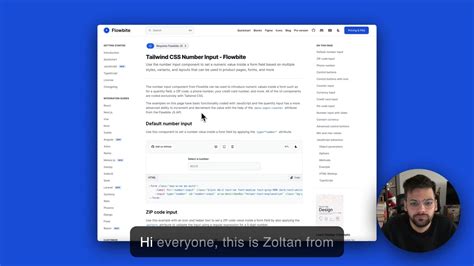 open source number input components with tailwind css [mit license] r