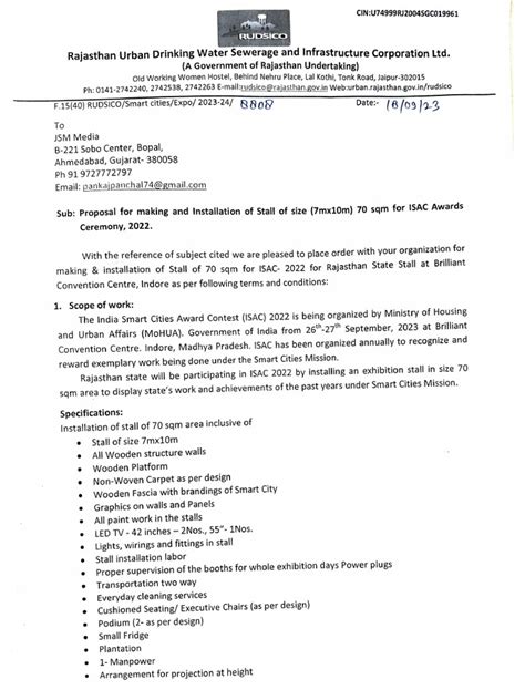 Isac Stll Vendor Letter To Jsm Media Pdf