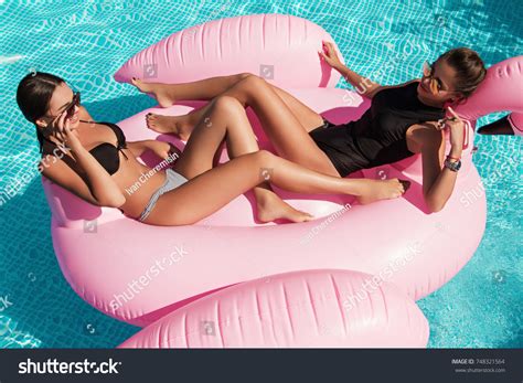 Girls On Flamingo Float Images Stock Photos Vectors Shutterstock