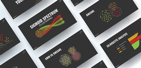 sigmoid spectrum clustering on behance