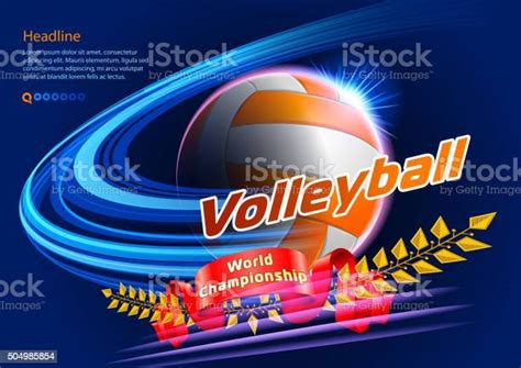 배구공 Championship에 대한 스톡 벡터 아트 및 기타 이미지 Championship 경쟁자 공 스포츠 장비 Istock