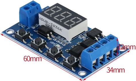 Type 2 Dc 5v 36v Timer Module Trigger Cycle Delay Timer Switch Turn