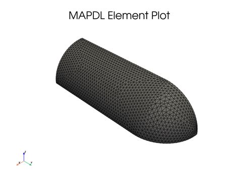 Pressure Vessel PyMAPDL