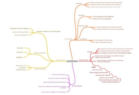Report Writing Coggle Diagram