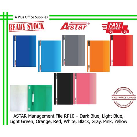 Astar Management File Rp10 Fail Dokumen Multiple Colour Shopee