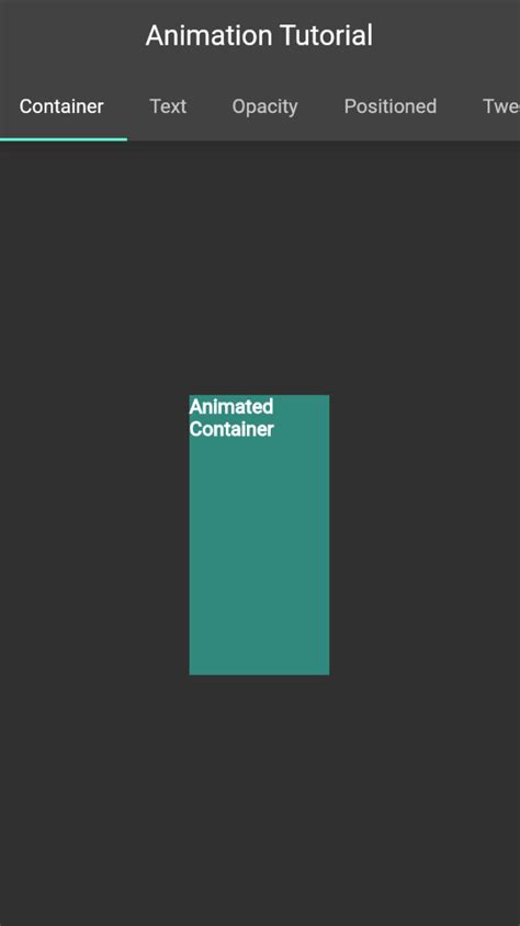 Using Animations In Flutter Peter Coding