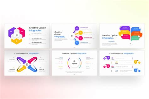 Creative Option Powerpoint Infographic Template Par Digitcase Sur
