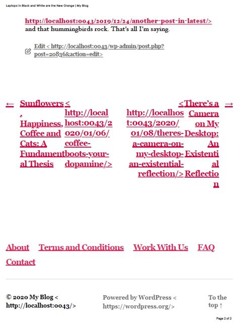 How To Create Printer Friendly Pages With Css For The Twenty Twenty