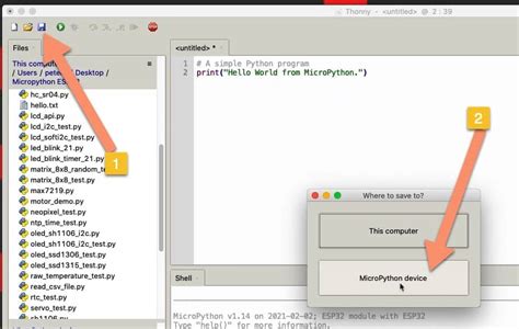 8 How To Write And Execute A Micropython Program Tech Explorations