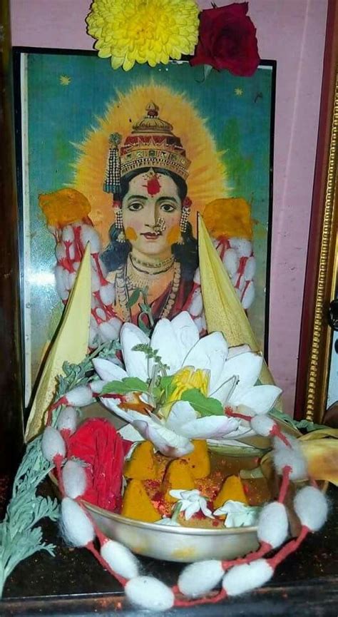 Maa Gouri Maa Painting Art Hindu