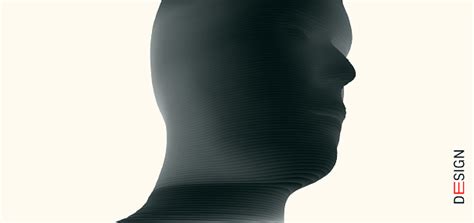 면 측면 뷰 추상적인 인간의 머리 실루엣과 컬러 그라데이션 비즈니스 프리젠 테이션 전단지 또는 포스터를위한 최소한의 디자인 3d