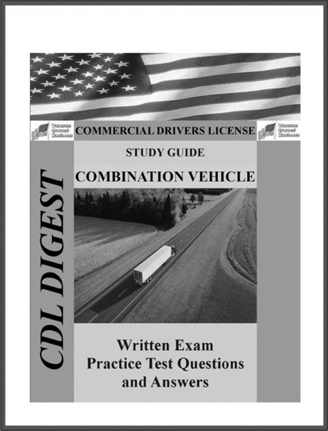 CDL Practice Test Study Guide Combination Vehicles Tradebit