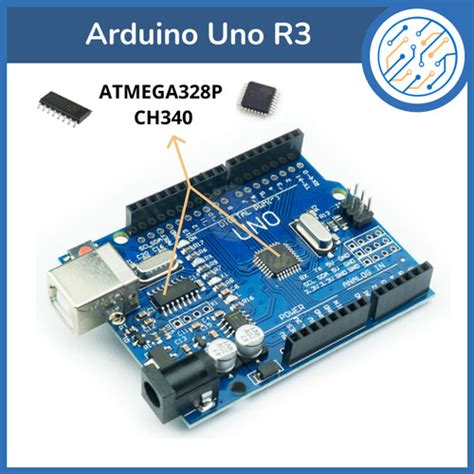 Jual Arduino Uno R3 ATMEGA328P SMD CH340 Development Board Jakarta Utara CircuitHub Tokopedia