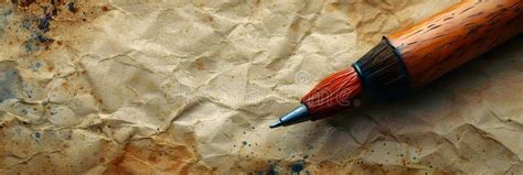 Business Banner Pen Paper Design Stock Illustration Illustration