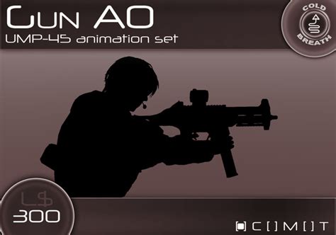 Second Life Marketplace Ump 45 Animation Set