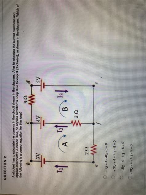 Solved QUESTION 2 A Babe Has To Calculate The Currents In Chegg Com