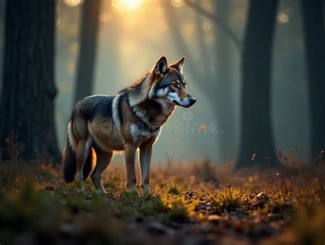 Majestic Bohemian Forest Wolf A Stunning Capture Of Untamed Nature In