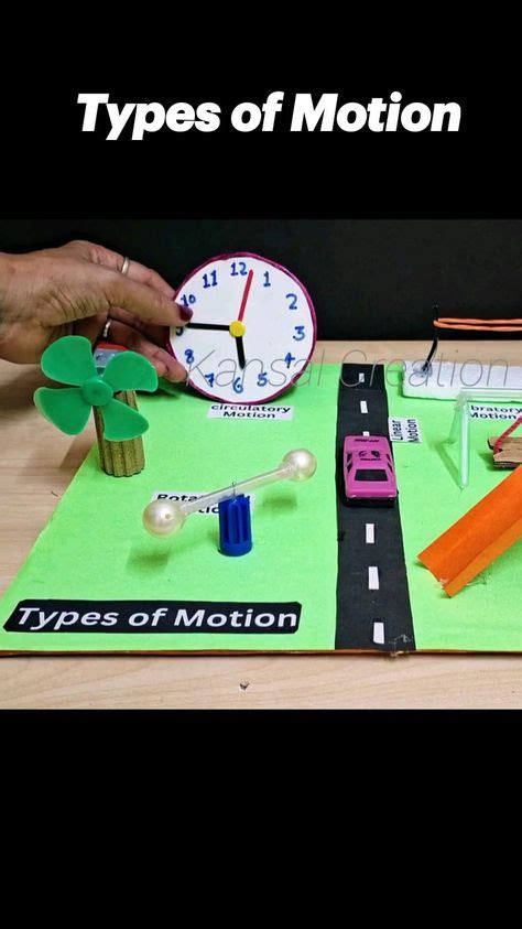 Types Of Motion Working Model For School Exhibition Science Exhibition Working Models Science