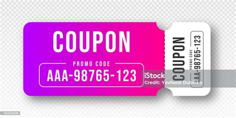 할인 쿠폰 및 기프트 바우처 할인 쿠폰 기프트 쿠폰 디자인 큰 판매를위한 다채로운 쿠폰 템플릿 프로모션 코드와 특별 제공 0명에