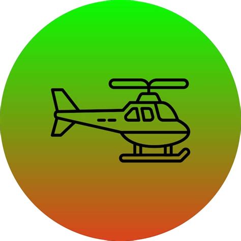 헬리터 아이콘 프리미엄 벡터