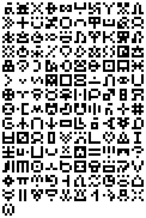 Sitelen Ilo Pi Leko Lili Lon Sitelen Pona Ona Li 5x5 R Tokipona