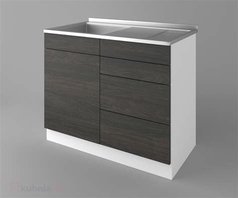 Долен кухненски шкаф с мивка с четири работещи чекмеджета Вега Kuhnia Bg