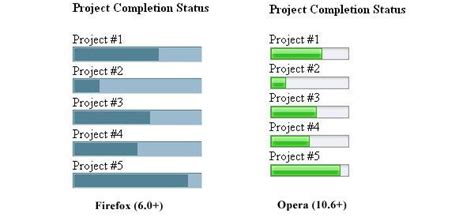 Create Quick And Easy Progress Bar Charts With Html5 And Css3 Web