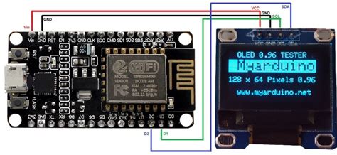 Блок для дисплея oled ssd1306 i2c для nodemcu Блоки пользователей flprog