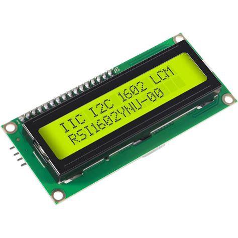 X LCD Display Module I C Compatible Green Backlight