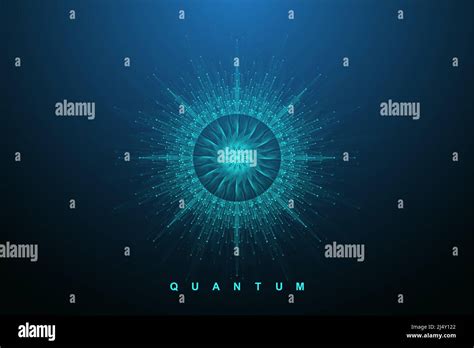Quantum Computing Concept Deep Learning Artificial Intelligence Big