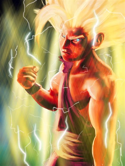 Semi Realistic Ssj2 Gohan By Ty0829 On Deviantart
