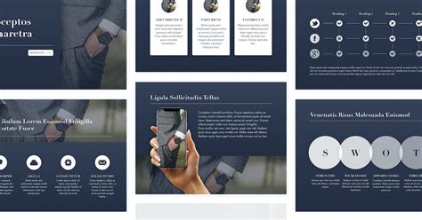 Шаблон Keynote хронографа Шаблоны презентаций Envato Elements