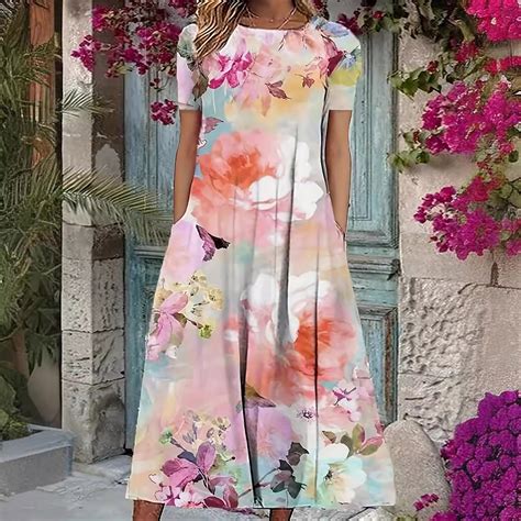 Gzwyht Summer Dressesdresses For Women 2024 Womens Springsummer
