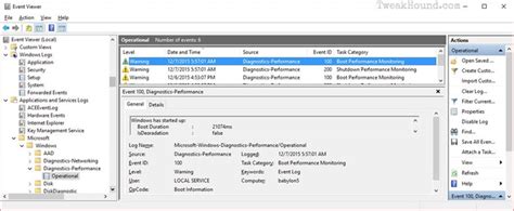 Win10 Boot Performance Monitoring Event Gone Tweakhound