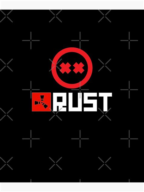 Rust Game Logo Poster For Sale By Cttdesigns Redbubble
