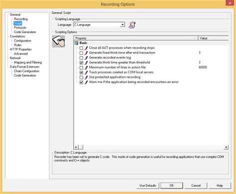 Recording Options In Loadrunner With Illustrations Softwarehour