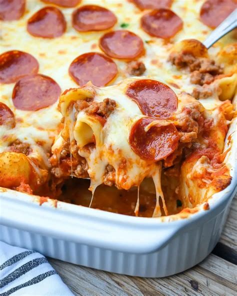 Meat Lovers Pizza Casserole Simple Whisk Ultimate Meat Lovers Pizza