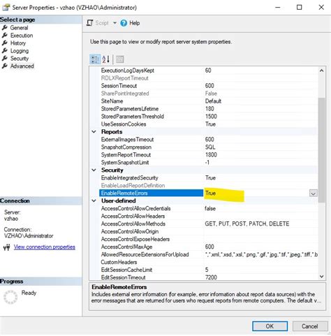 Enable Errors In Ssrs Not Working For All Reports Microsoft Qanda