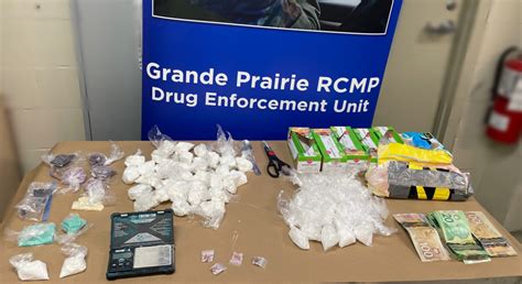 Grande Prairie Rcmp Arrest Male And Seize Drugs Following Drug