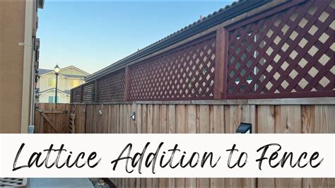 Vertical Lattice Privacy Fence Rainier Lattice Privacy Fence Heavy
