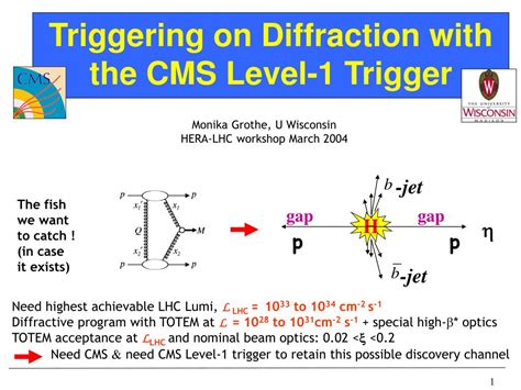 Ppt Triggering On Diffraction With The Cms Level 1 Trigger Powerpoint