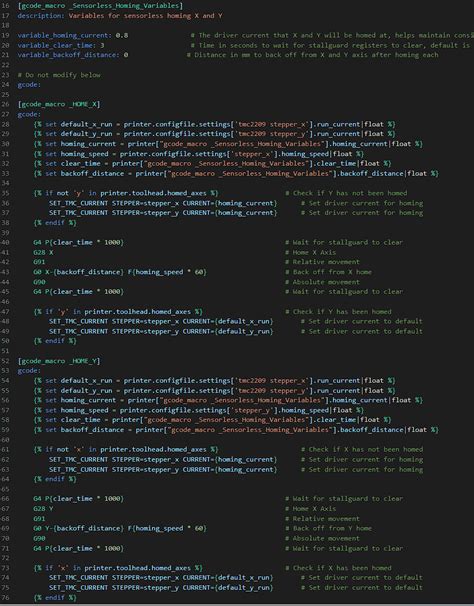 Sensorless Homing Variable Homing Current Inconsistently Applied · Issue 225 · Jlas1 Klicky