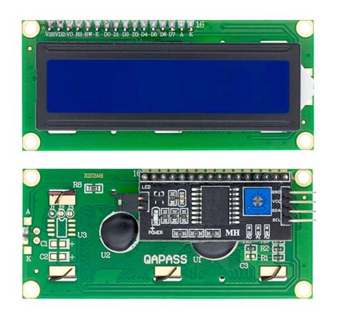 1602 16x2 Lcd Display Iici2ctwispi Sr Interface Arduino Raspberry P Sm Components